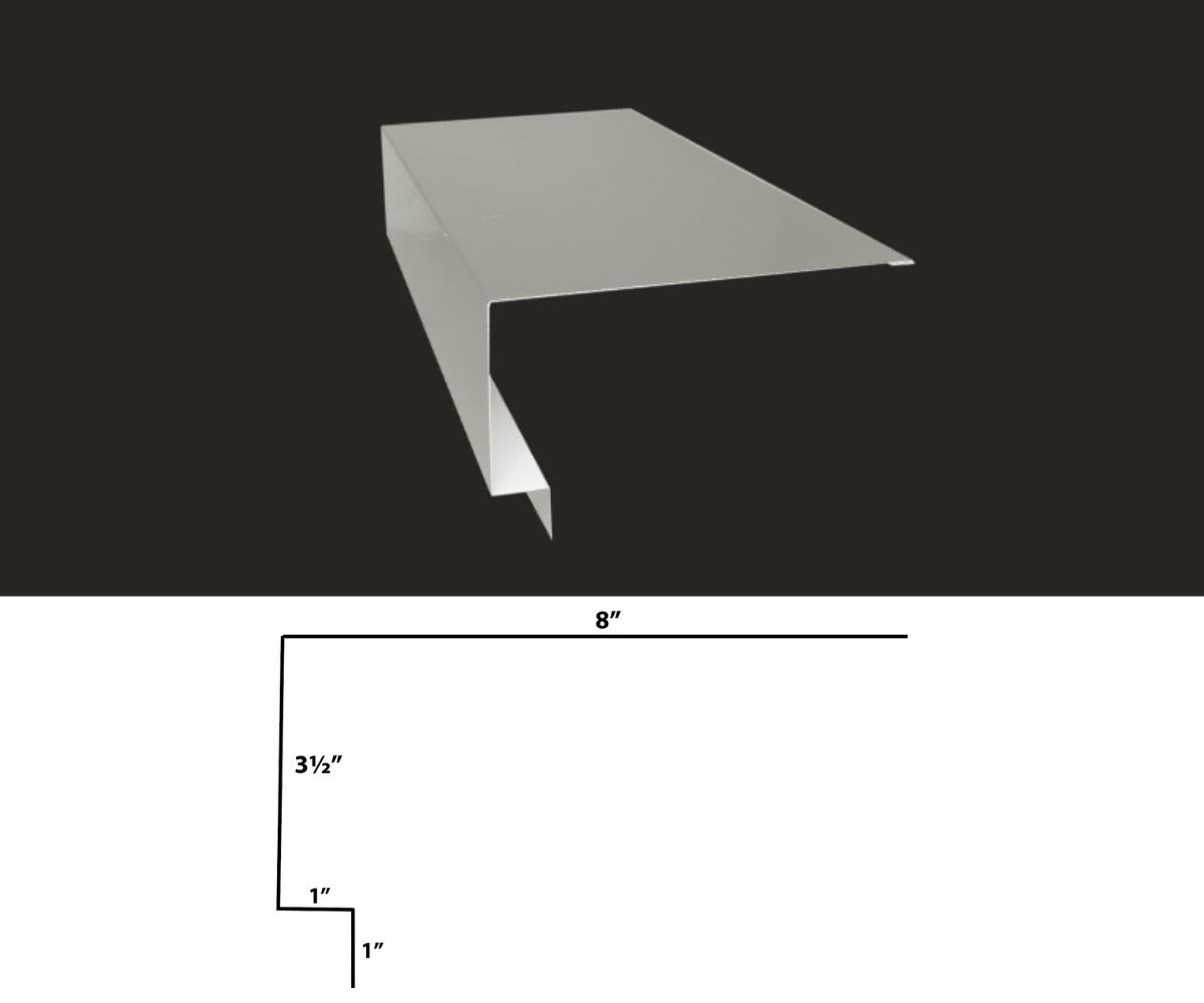 Custom Metal Trim Bending For Metal Roofing And Construction